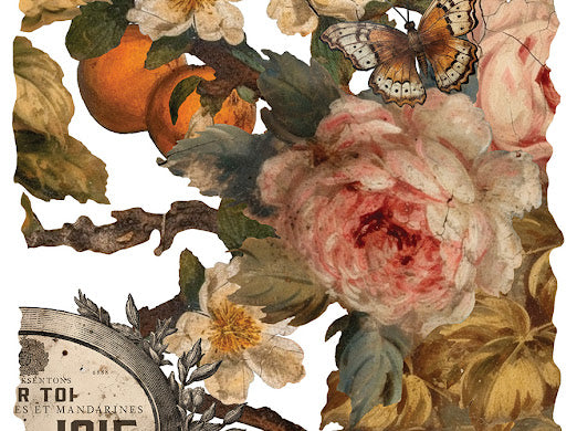 Joie des Roses Decor Transfer - Iron Orchid Designs UK – Doodledash ...